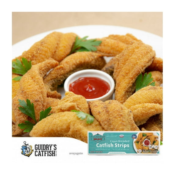 Guidry's Frozen Breaded Catfish Fillet Strips 2.5lb - Premium Seafood ...