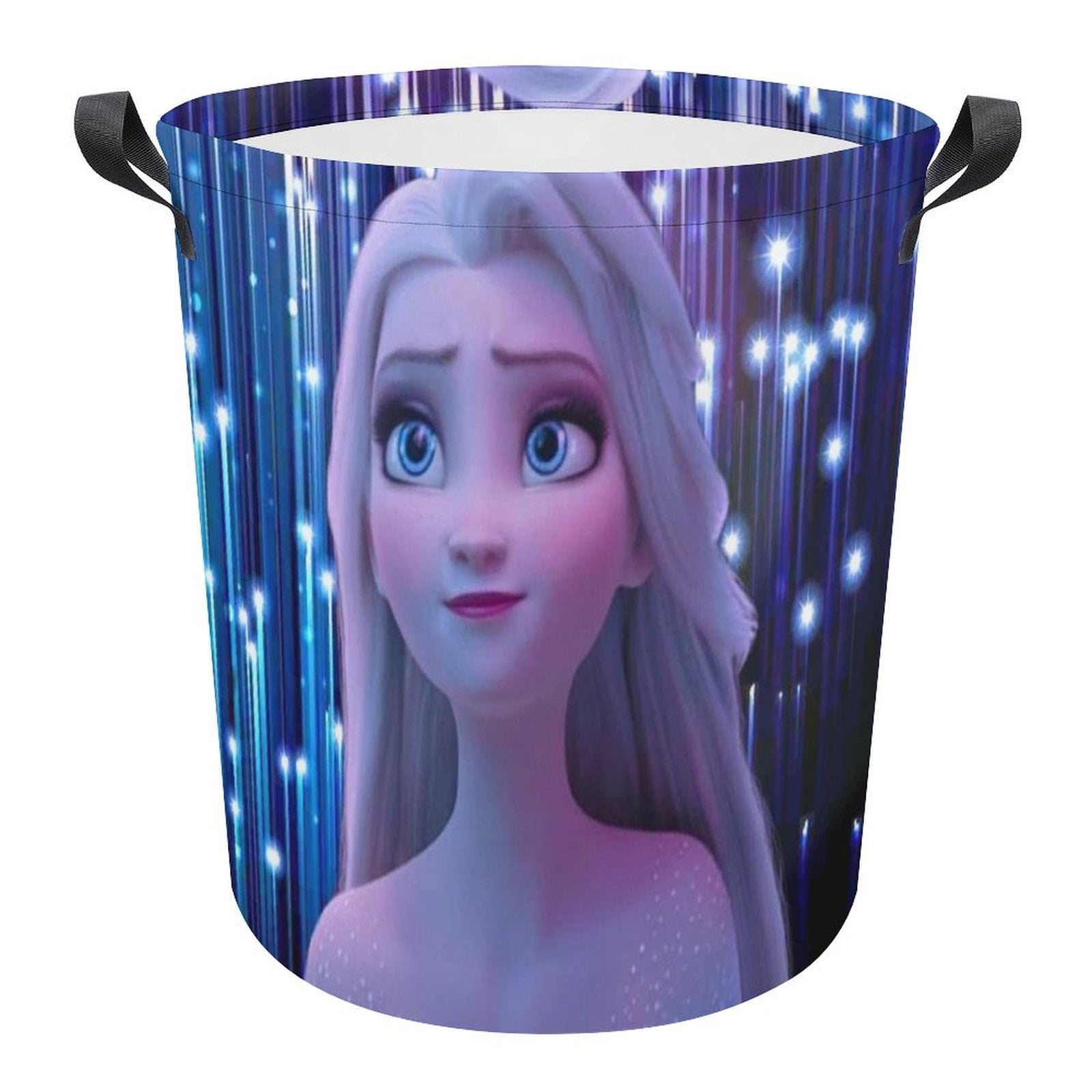 Frozen Laundry Basket Canvas Fabric Collapsible Organizer Basket for ...