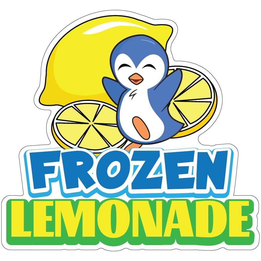 Frozen Lemonade 8" Decal Concession Stand Food Truck Sticker - Walmart.com
