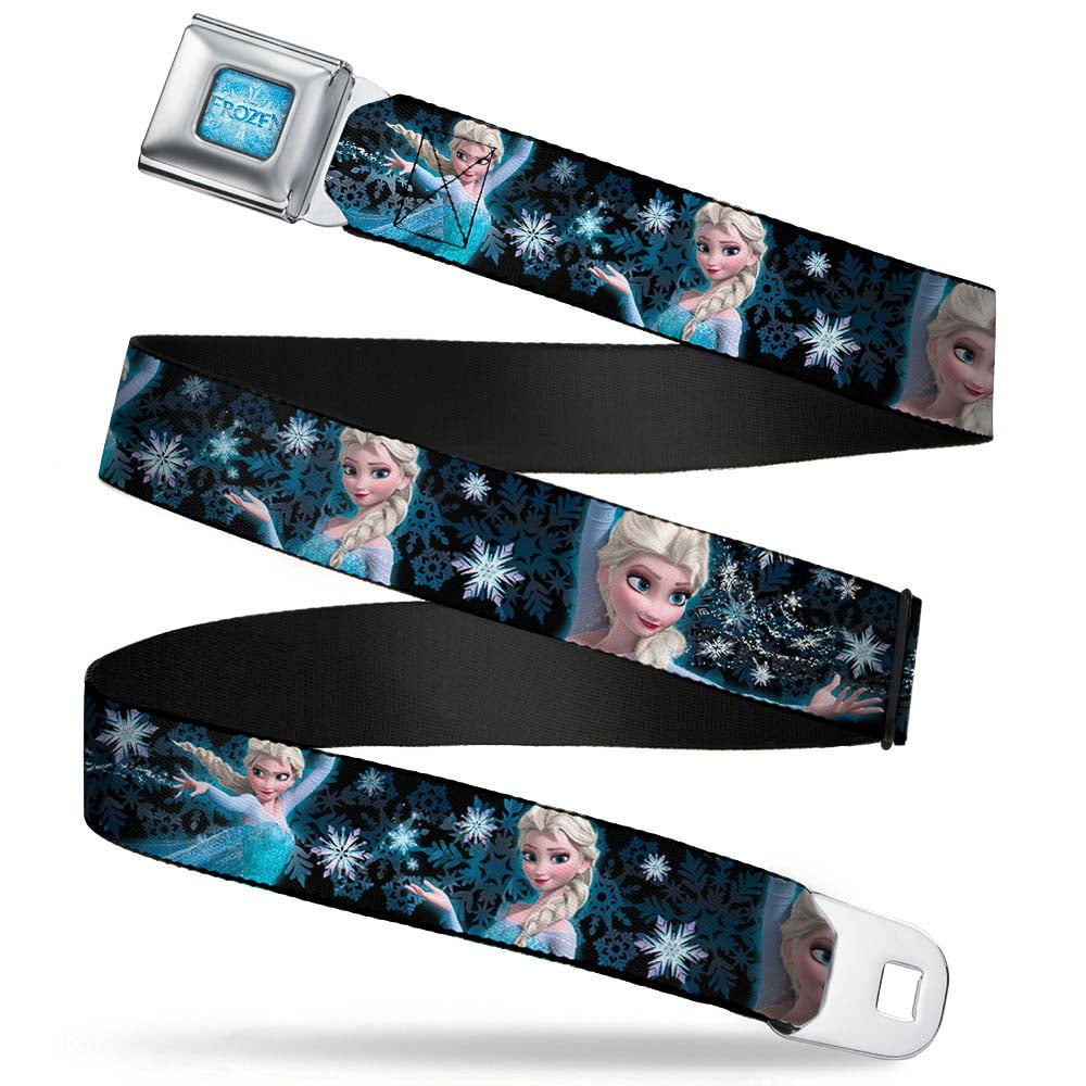 Disney Belt, Seatbelt Buckle Belt, Elsa the Snow Queen Poses Perfect ...