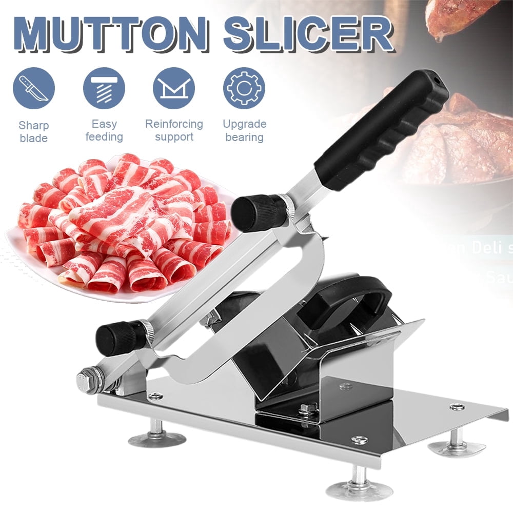 Frozen Meat Slicer Stainless Steel Manual Meat Slicer Meat Food Slicer ...