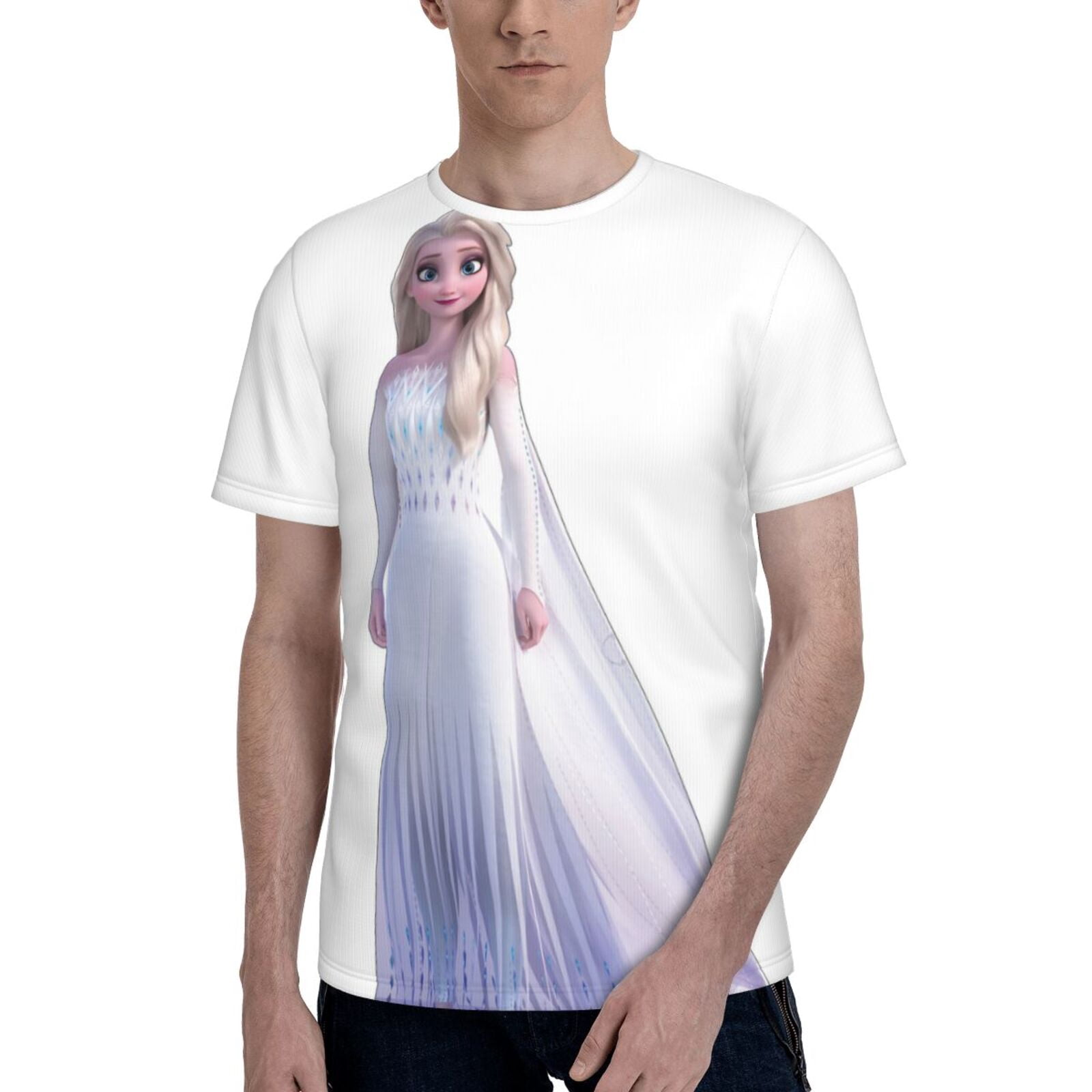 Frozen Men's T Shirt 3D Graphic Hip Hop Unisex Tees Tops Casual Stylish ...