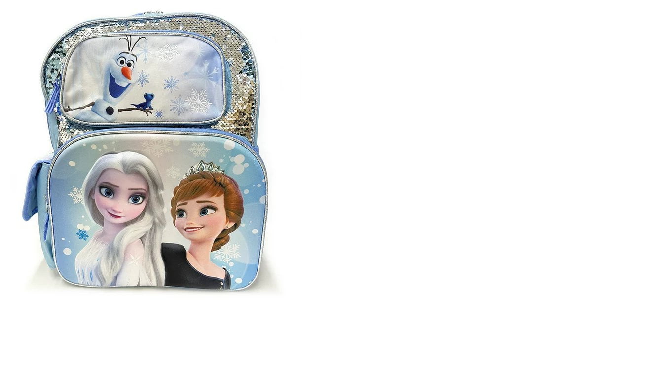 Frozen New 3D Molded Magic Sequins 16" Large Backpack - Walmart.com