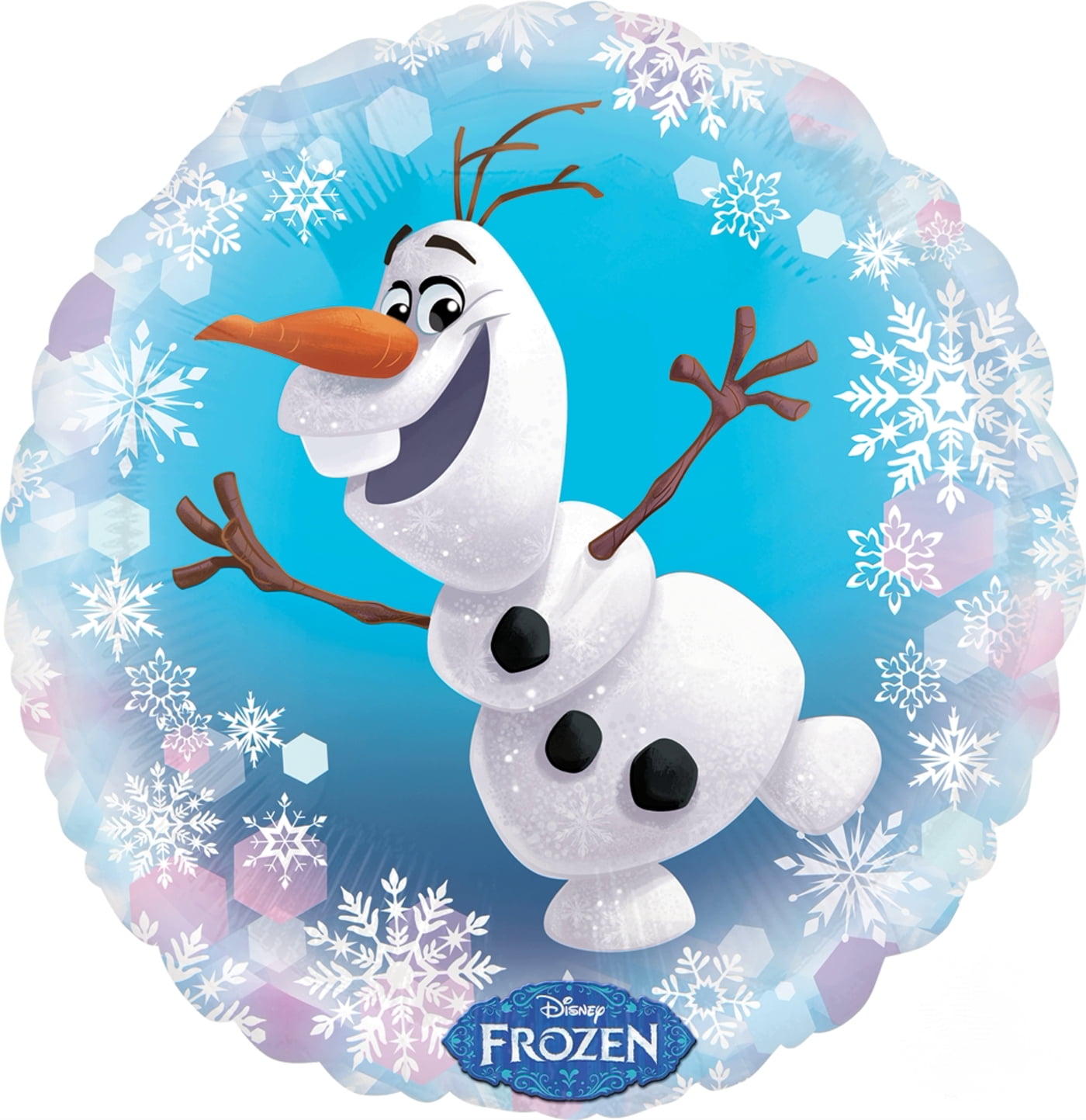 Frozen Olaf 18" Foil Balloon (Each) - Party Supplies - Walmart.com