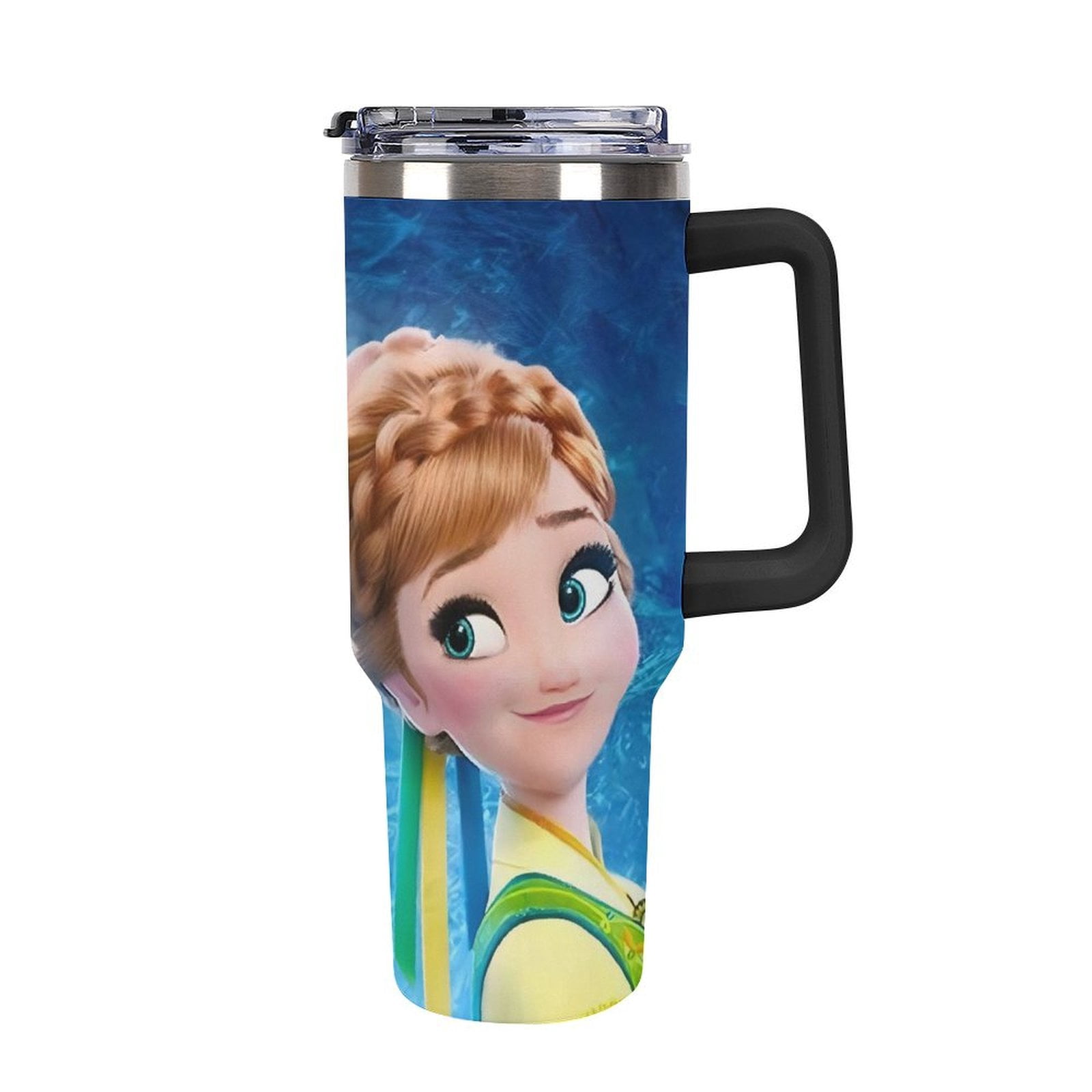 Frozen Olaf Leak-proof large-capacity car cup with handle and straw lid ...