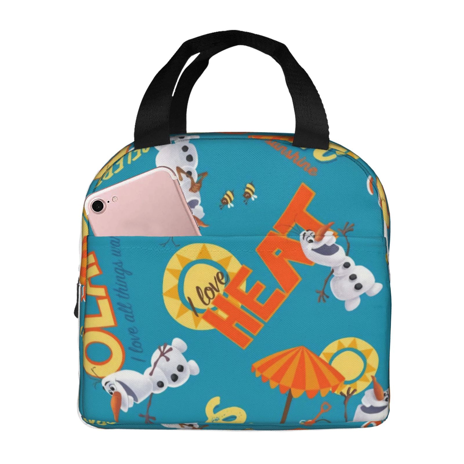 Frozen-Olaf Lunch Box for Men/Women Insulated Lunch Bag Corduroy Lunch ...