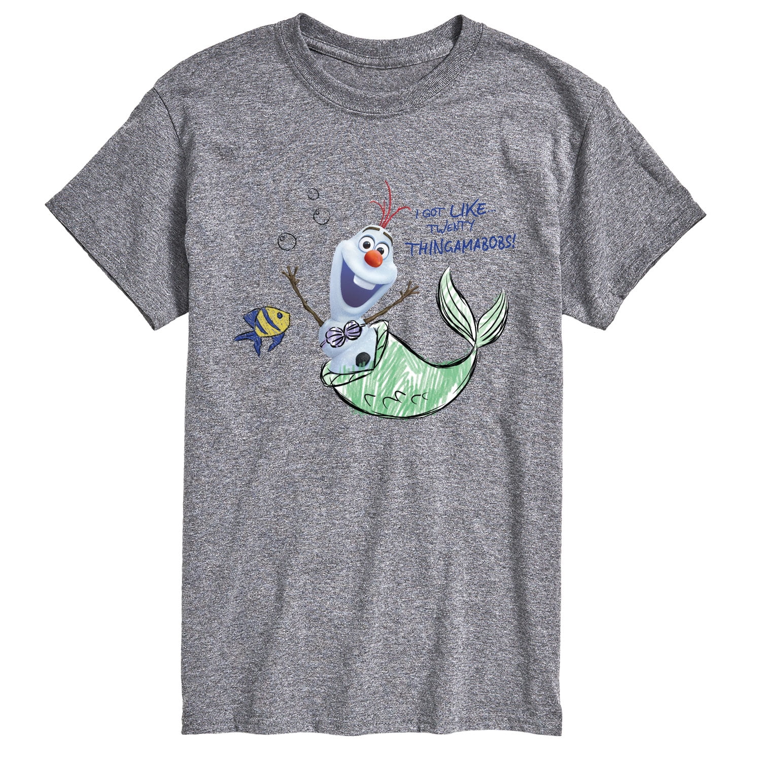 Frozen - Olaf Presents - Olaf Ariel - Men's Short Sleeve Graphic T ...