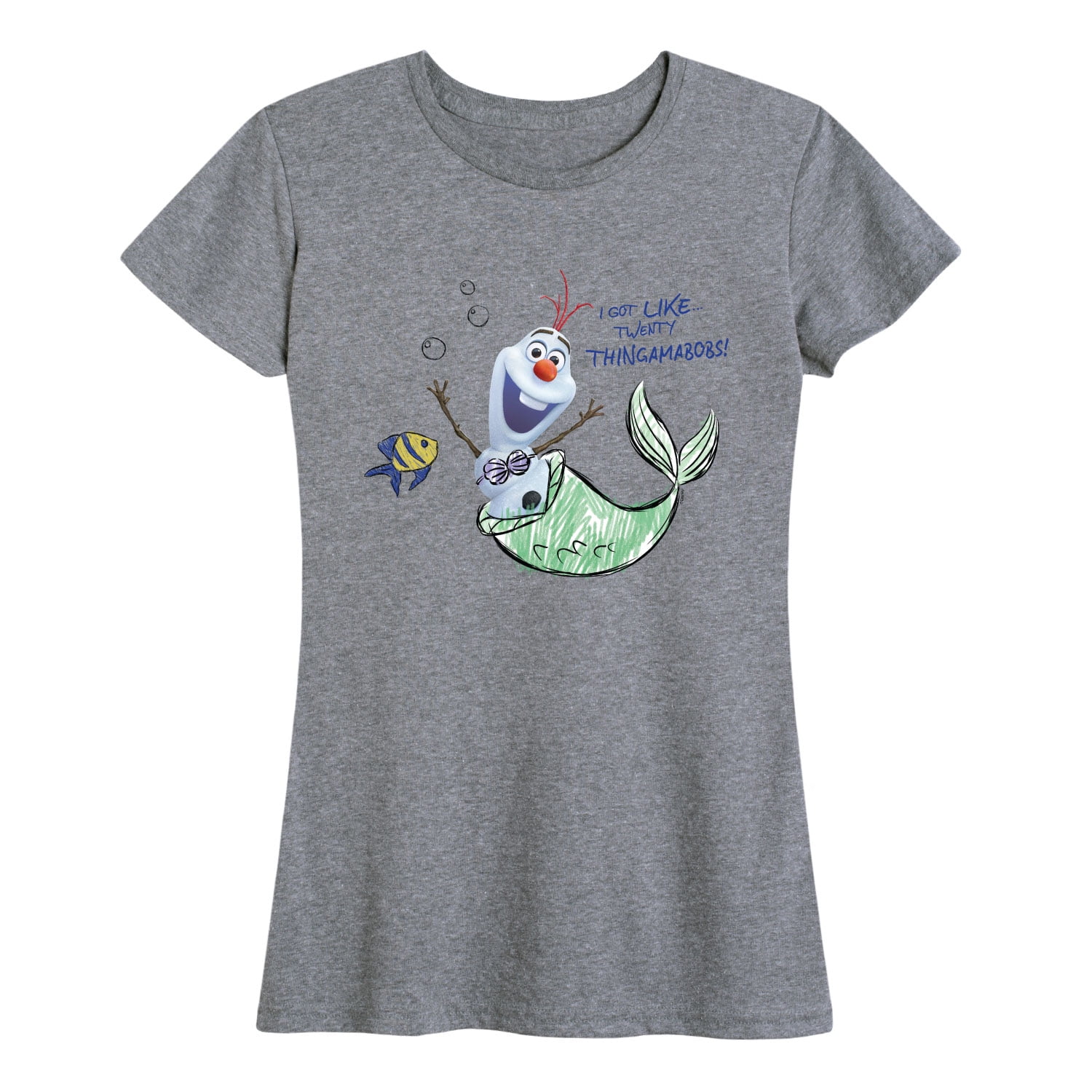 Frozen - Olaf Presents - Olaf Ariel - Women's Short Sleeve Graphic T ...