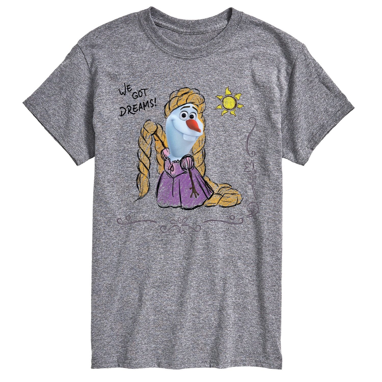 Frozen - Olaf Presents - Olaf Tangled - Men's Short Sleeve Graphic T ...
