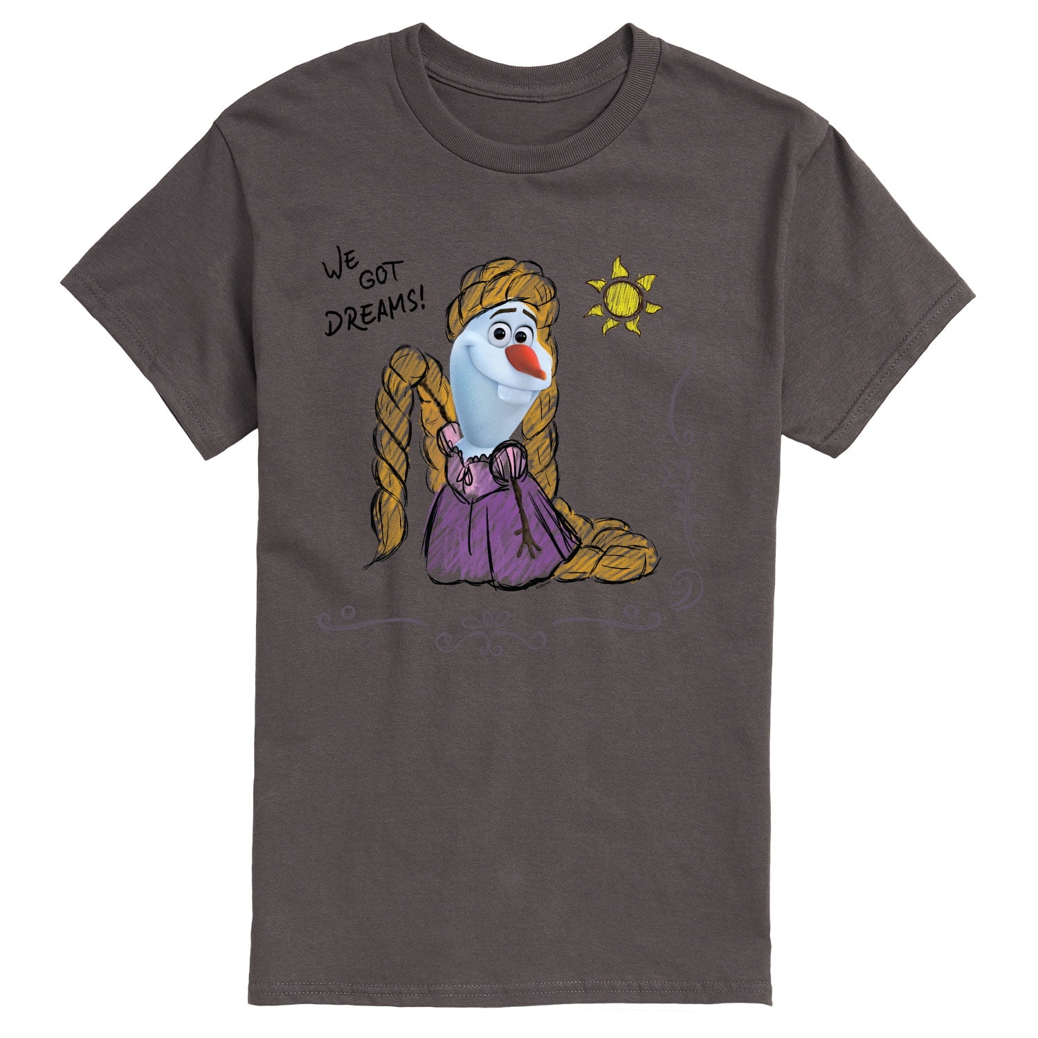 Frozen - Olaf Presents - Olaf Tangled - Men's Short Sleeve Graphic T ...