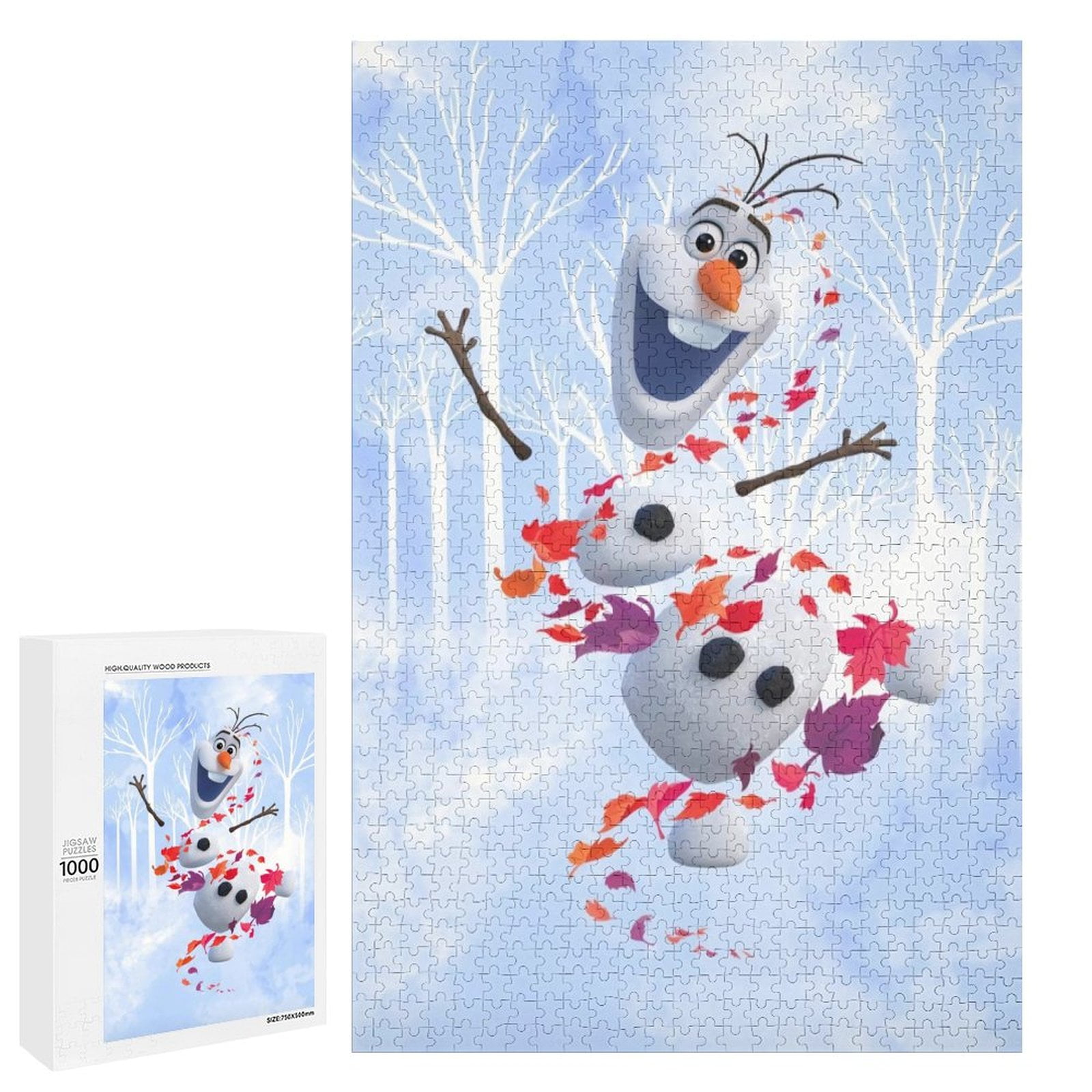 Frozen Olaf Puzzles- 1000 Piece Jigsaw Puzzle for Adults Challenging ...