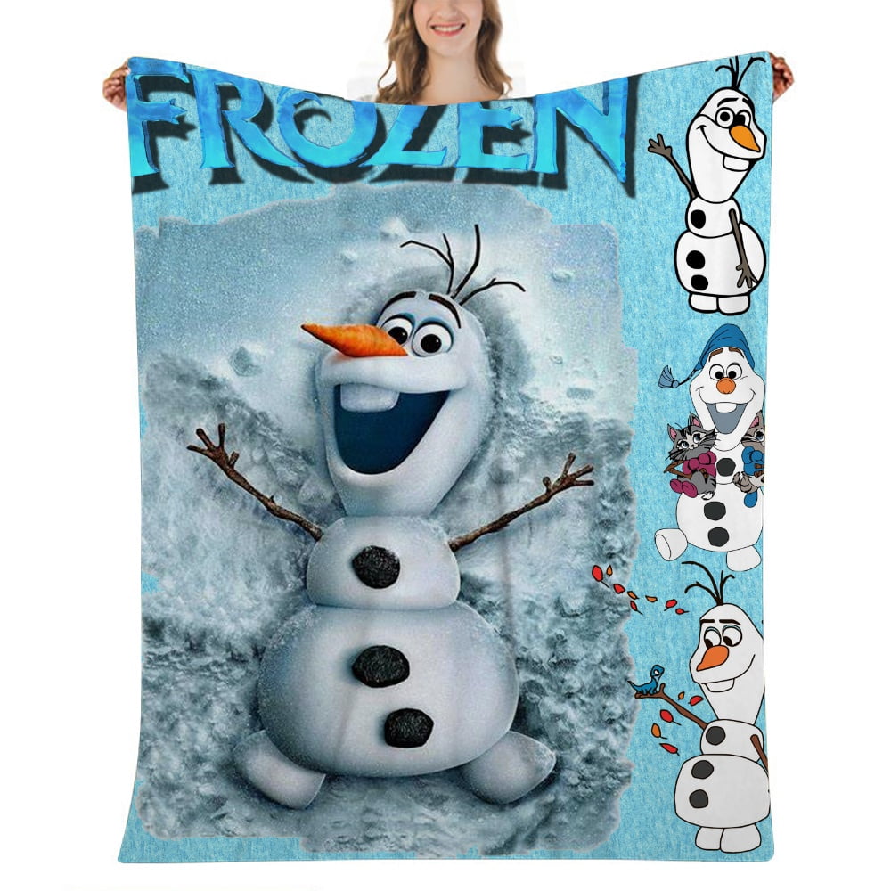 Frozen Olaf Soft Fleece Blankets 32x48 inch, Lightweight, Cozy Warm ...
