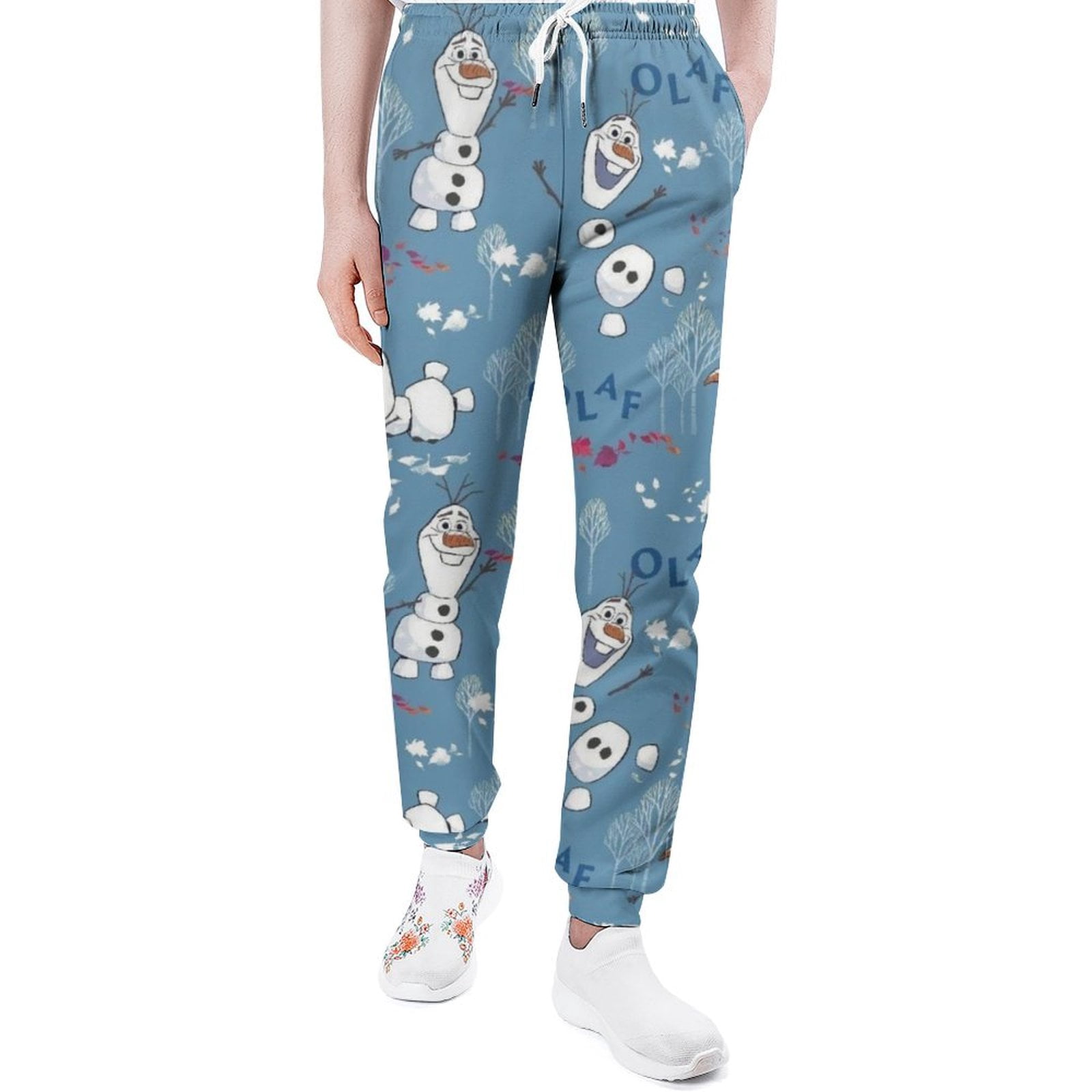 Frozen Olaf Sweatpants for Men,Track Pants Casual 3D Print Wide Joggers ...