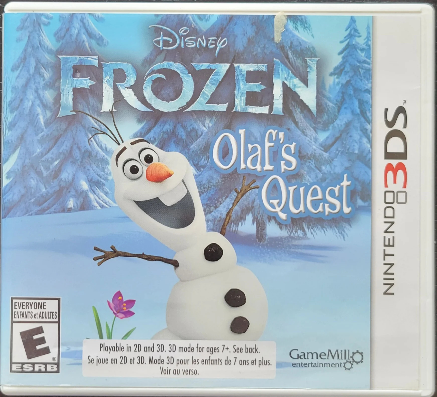 Frozen: Olaf's Quest, GameMill, Nintendo 3DS, 834656090128 - Walmart.com