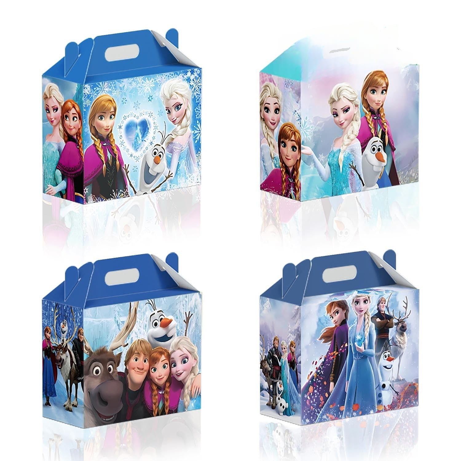 Frozen Party Favor Boxes - 12 Pcs Party Favor Candy Boxes for Anime ...