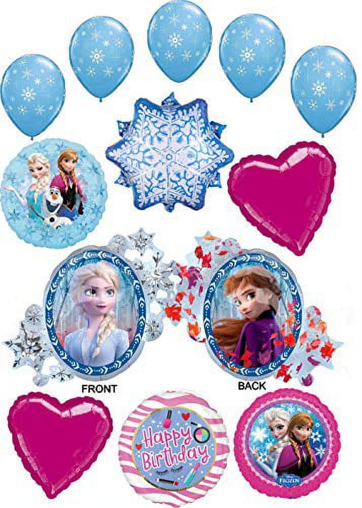 Frozen Party Supplies Birthday Balloon Bouquet Decorations Elsa, Anna ...