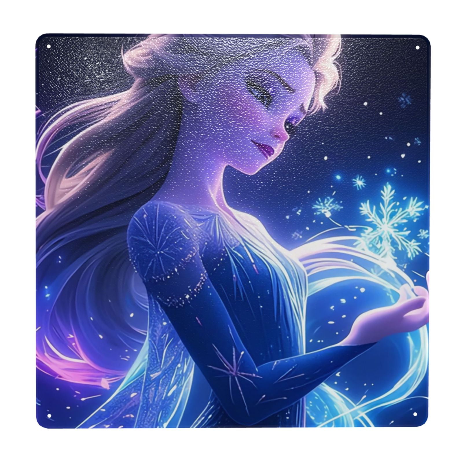 Frozen Pintura Impresa En Estaño, Decoración De Pared Para El Hogar (12x 12in) - Walmart.com