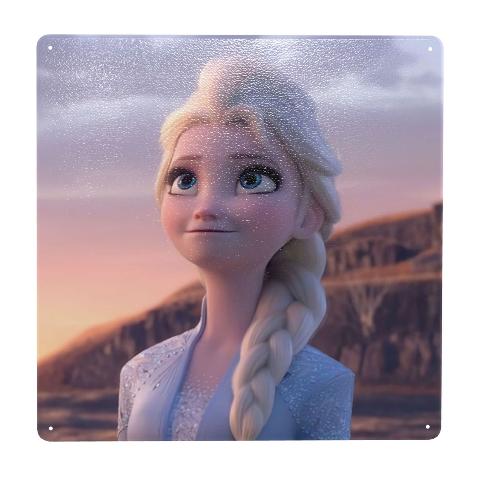 Frozen Pintura Impresa En Estaño, Decoración De Pared Para El Hogar (12x 12in) - Walmart.com