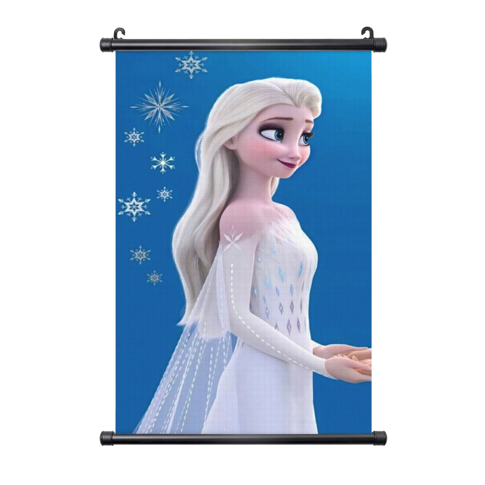 Frozen Poster Aesthetic Canvas PVC Shaft Wall Art Hanging Hanger Frame ...