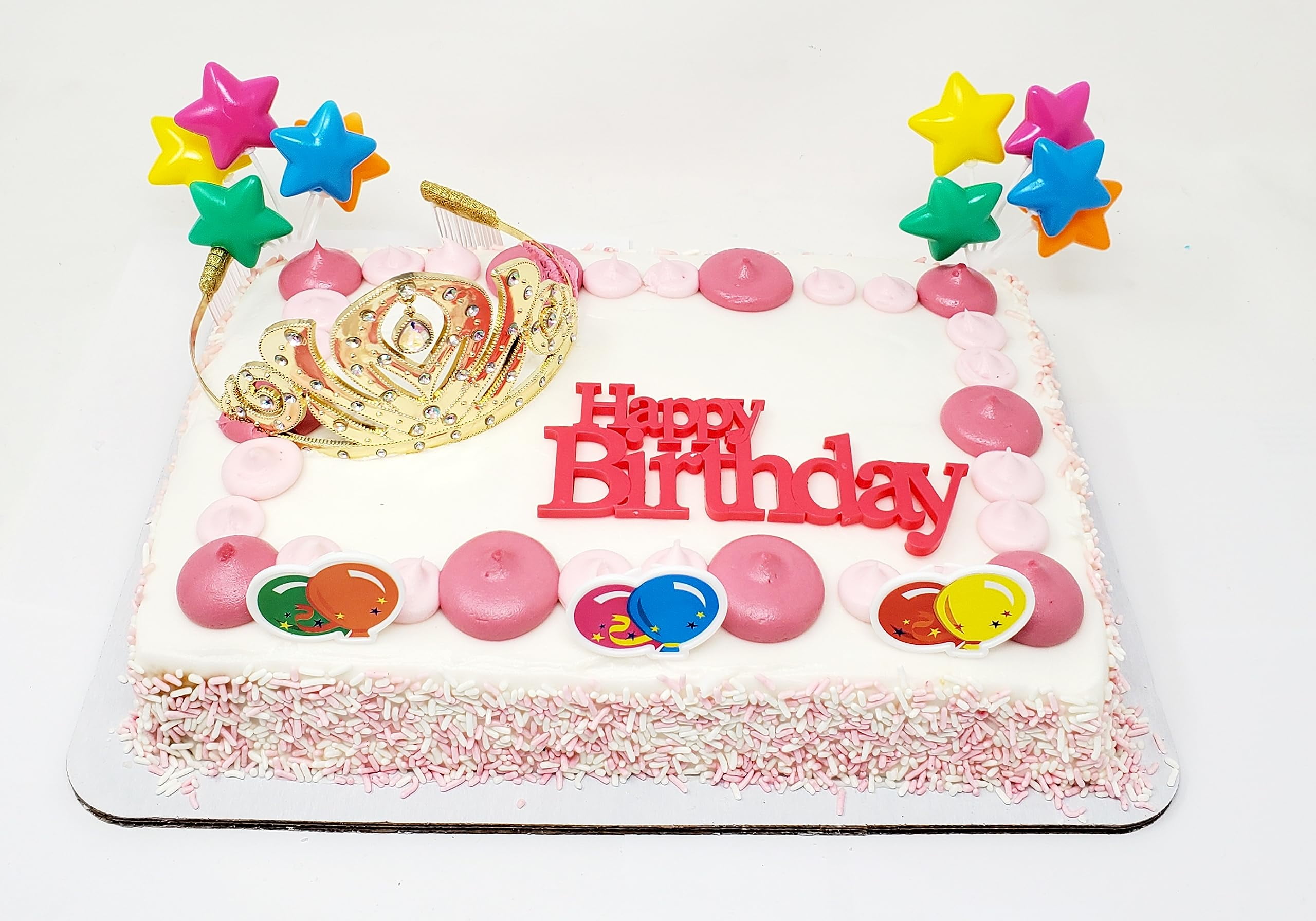 Frozen Princess Anna Tiara Birthday Cake FSH1 Topper Set - Walmart.com