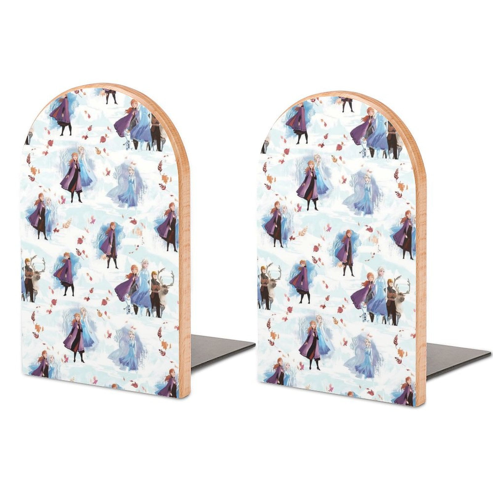 Frozen Queen Anna And Snow Queen Elsa Book Ends Bookends for Shelves to ...