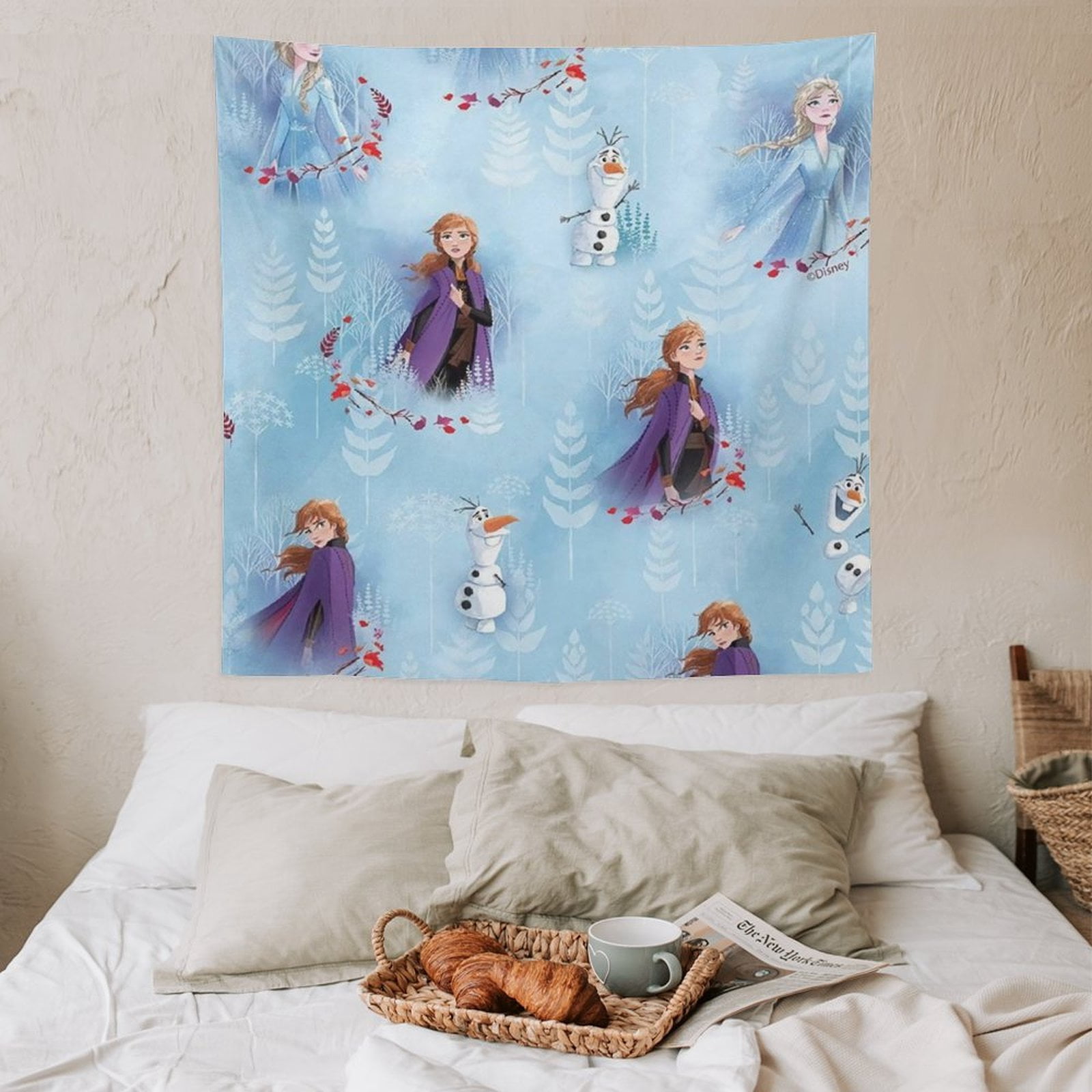 Frozen-Queen Anna And Snow Queen Elsa Tapestry,Frozen-Queen Anna And ...