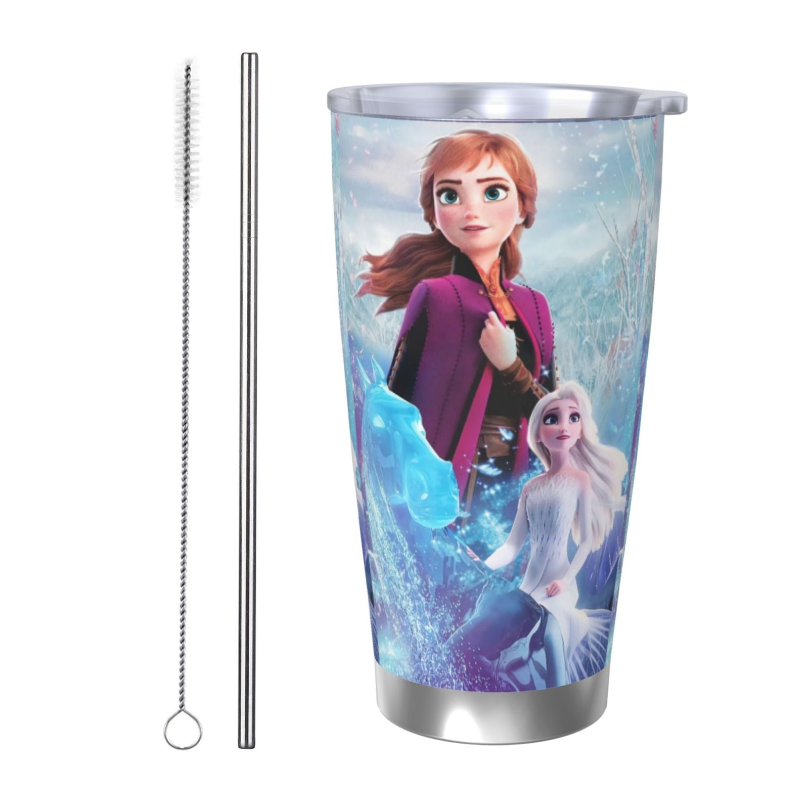 Frozen Queen Anna And Snow Queen Elsa Water Bottle,Coffee Cups ...