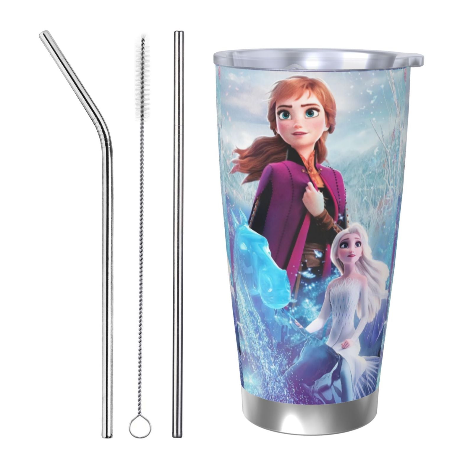 Frozen Queen Anna And Snow Queen Elsa Water Bottle,Coffee Cups ...
