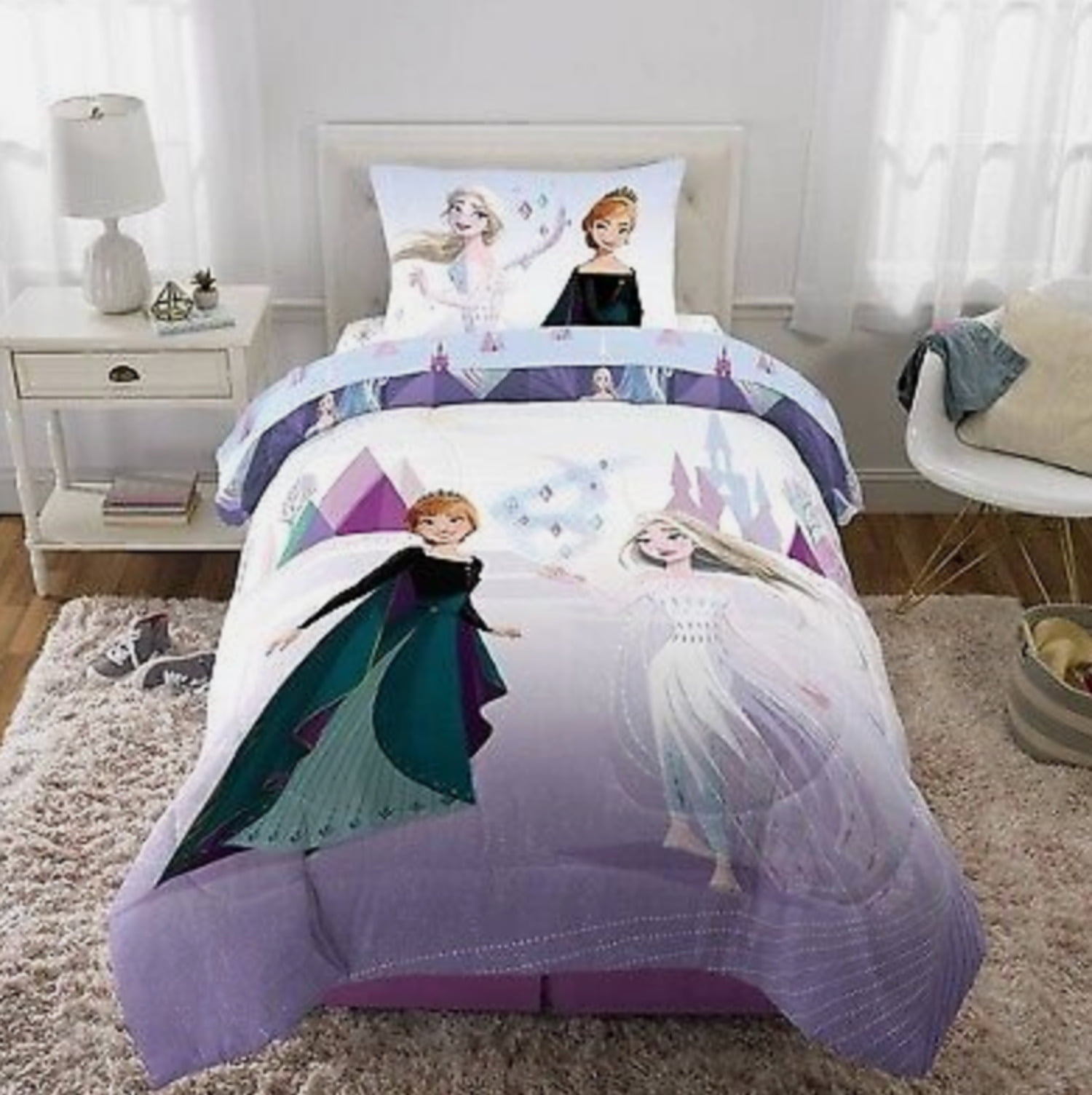Frozen Royally Cool Twin Bedding - Reversible Polyester Comforter ...