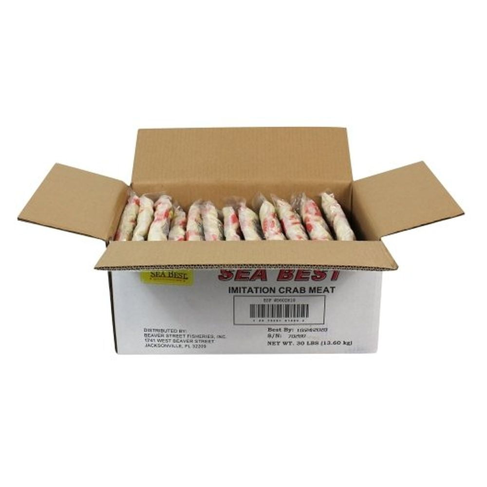 Frozen Seafood Imitation Crab Meat, 2.5 Pound -- 12 per case - Walmart ...