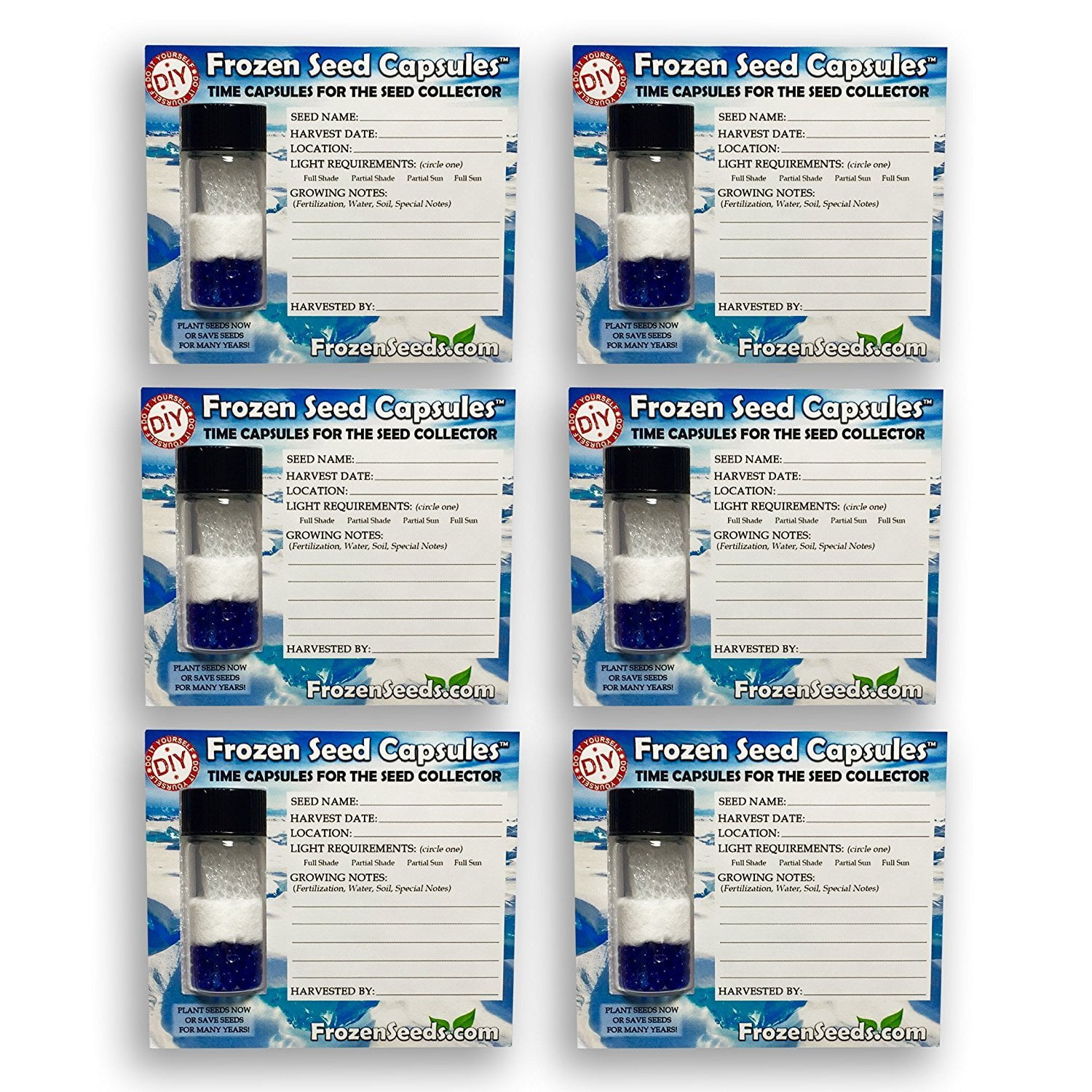 Frozen Seed CapsulesEGSC 'Do-It-Yourself' DIY Medium Seed Storage ...