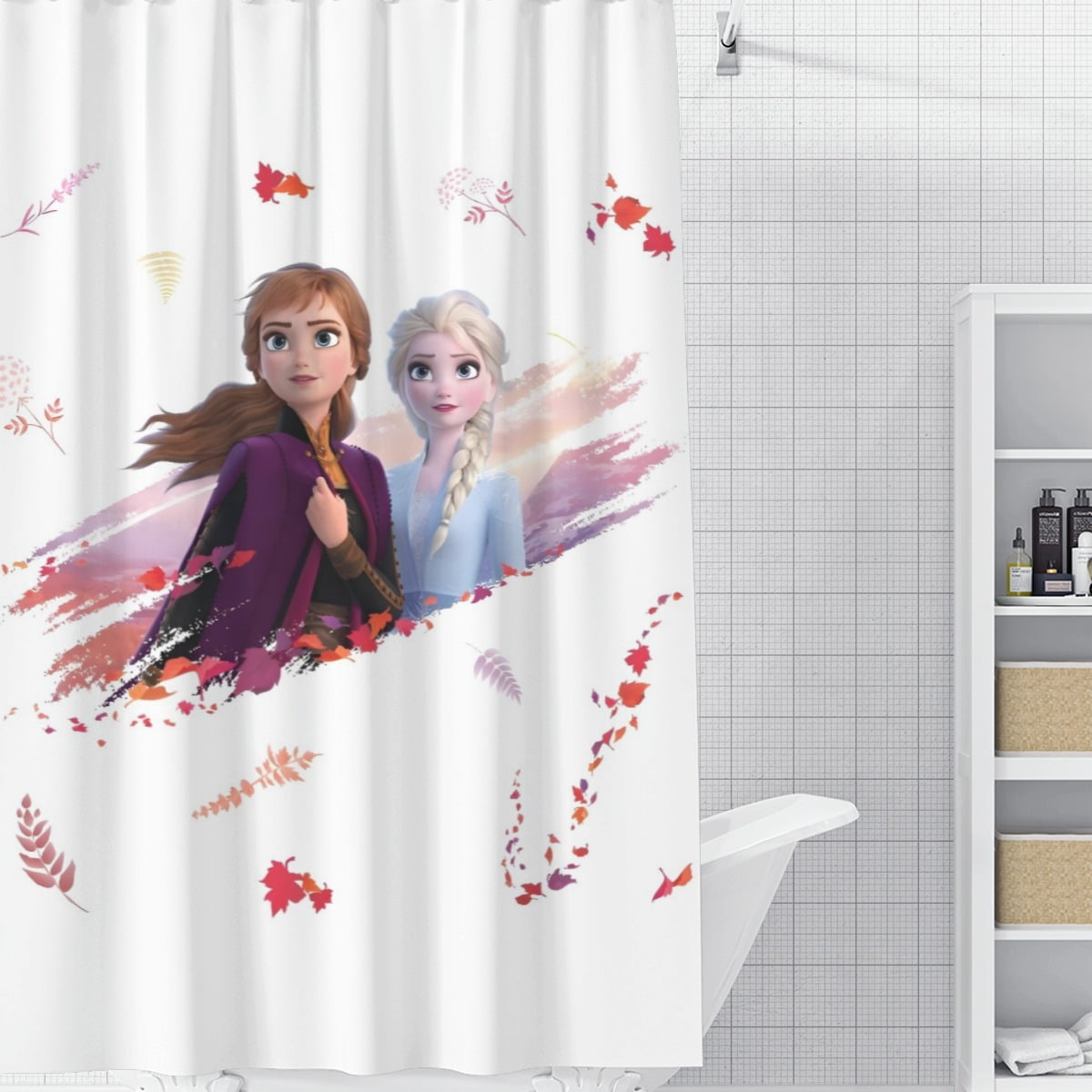 Frozen Shower Curtain 35*70.8 Inches Waterproof And Durable Vivid ...