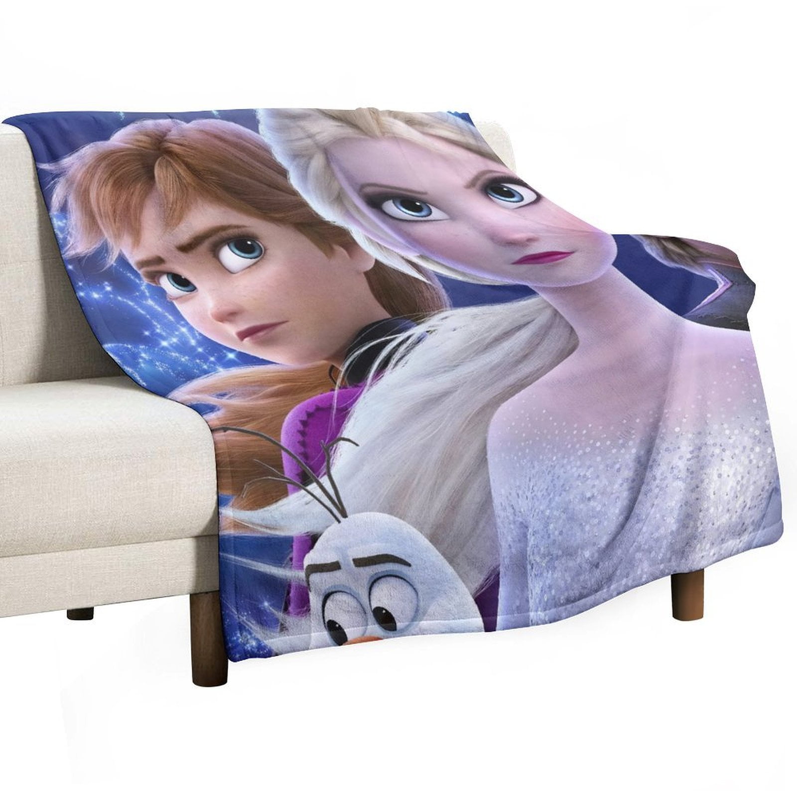 Frozen Silk Touch Sherpa Throw Blanket, 66" X 90", Magical Destiny ...