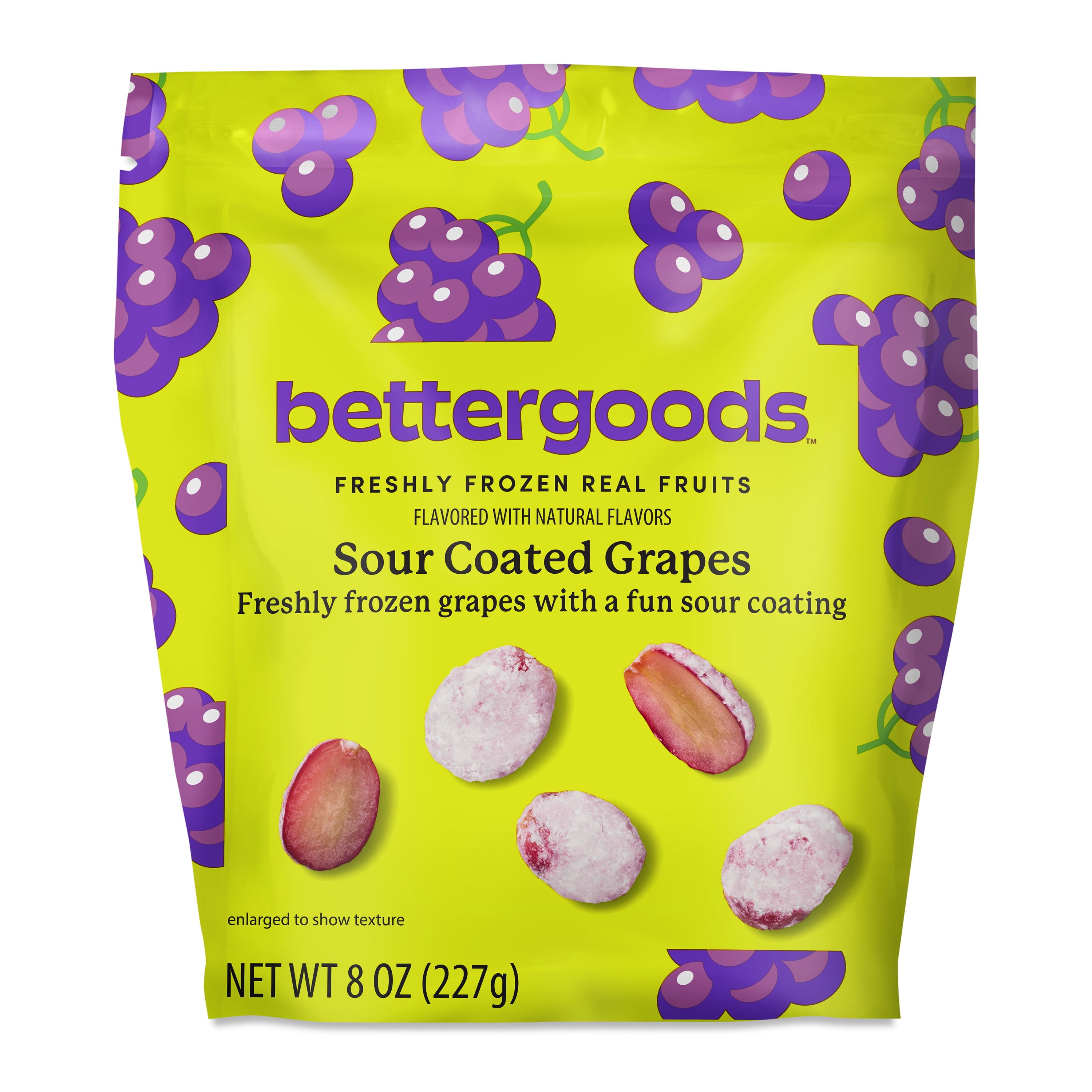 bettergoods Sour Coated Frozen Grapes, 8 oz - Walmart.com