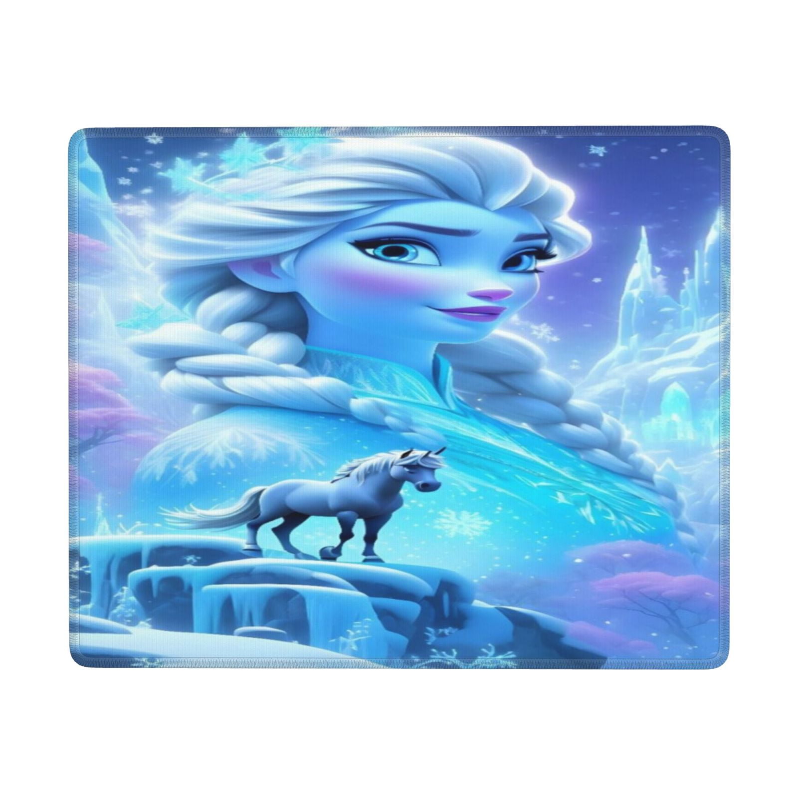 Frozen Square Mouse Pad, Cloth with Rubberized Base Mouse Mat for ...
