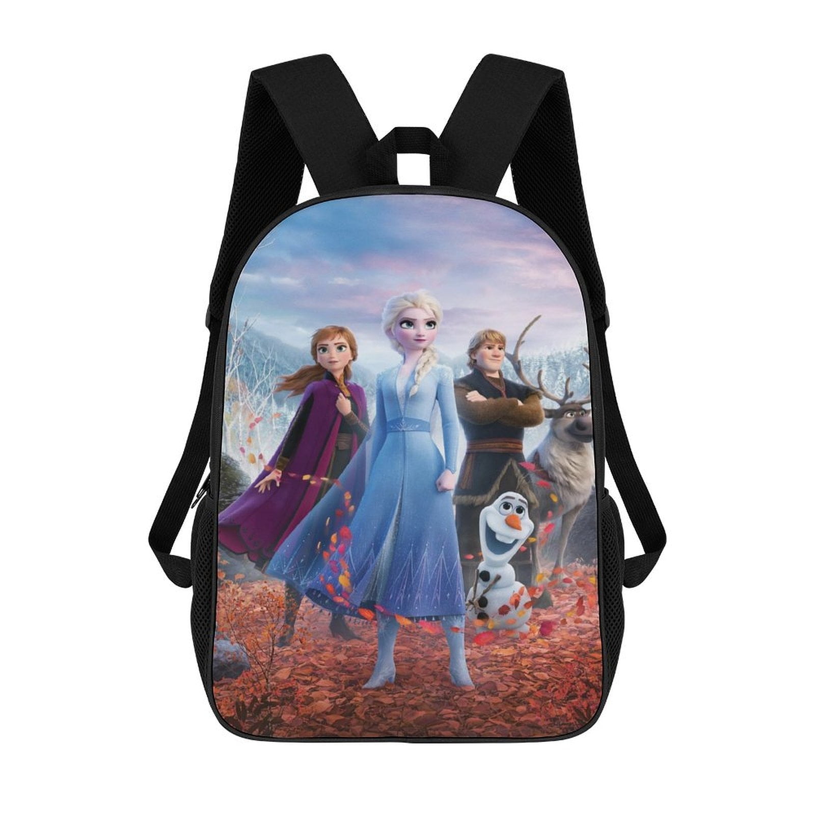 Frozen Students Backpack 17" Bookbag 3D Print Schoolbag Cartoon Laptop ...