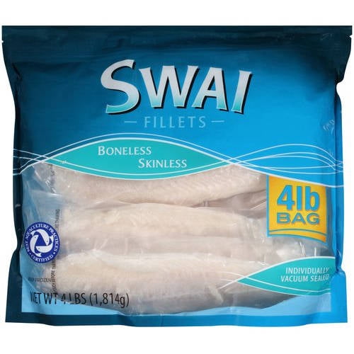 Frozen Swai Fillets, 4.0 lb - Walmart.com
