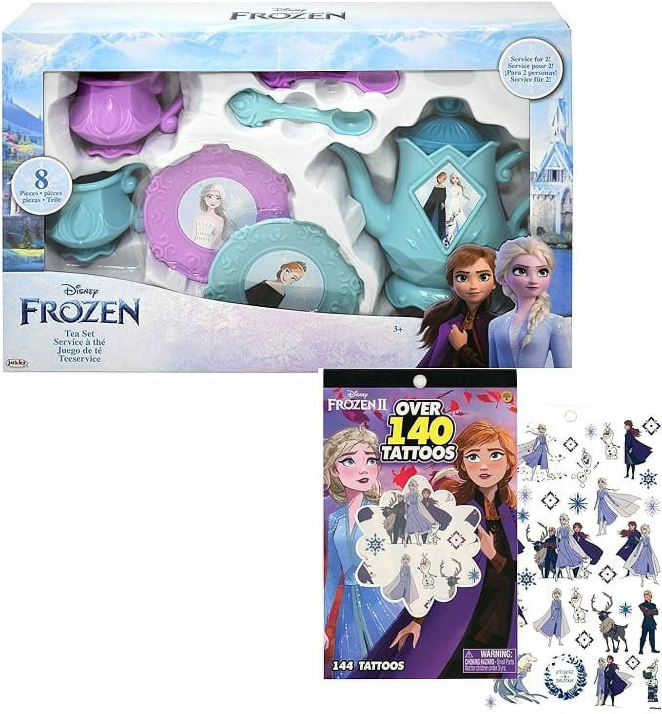 Frozen Tea Party Play Set - 8 Piece Tea Set Bundle Frozen Tea Cups, and ...