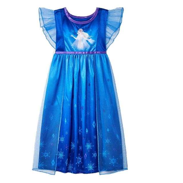 Disney's Frozen Elsa Fantasy Princess Little Night Gown for Toddler ...