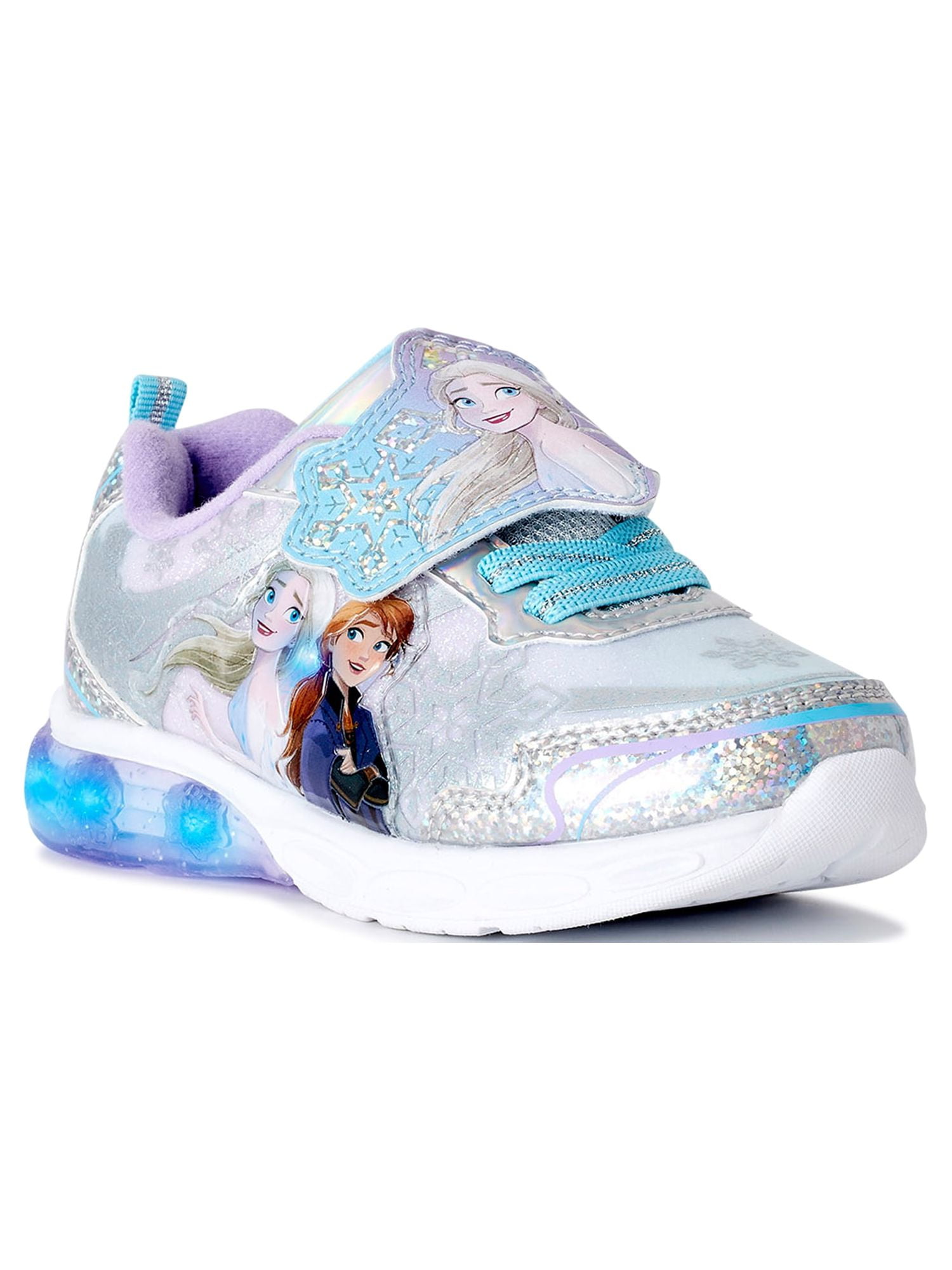 Frozen Toddler Girls Light Up Athletic Sneakers, Sizes 7-12 - Walmart.com