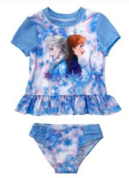 Disney Frozen Tankini Ruffle Straps Swimsuit Sets (Toddler Girl's ...