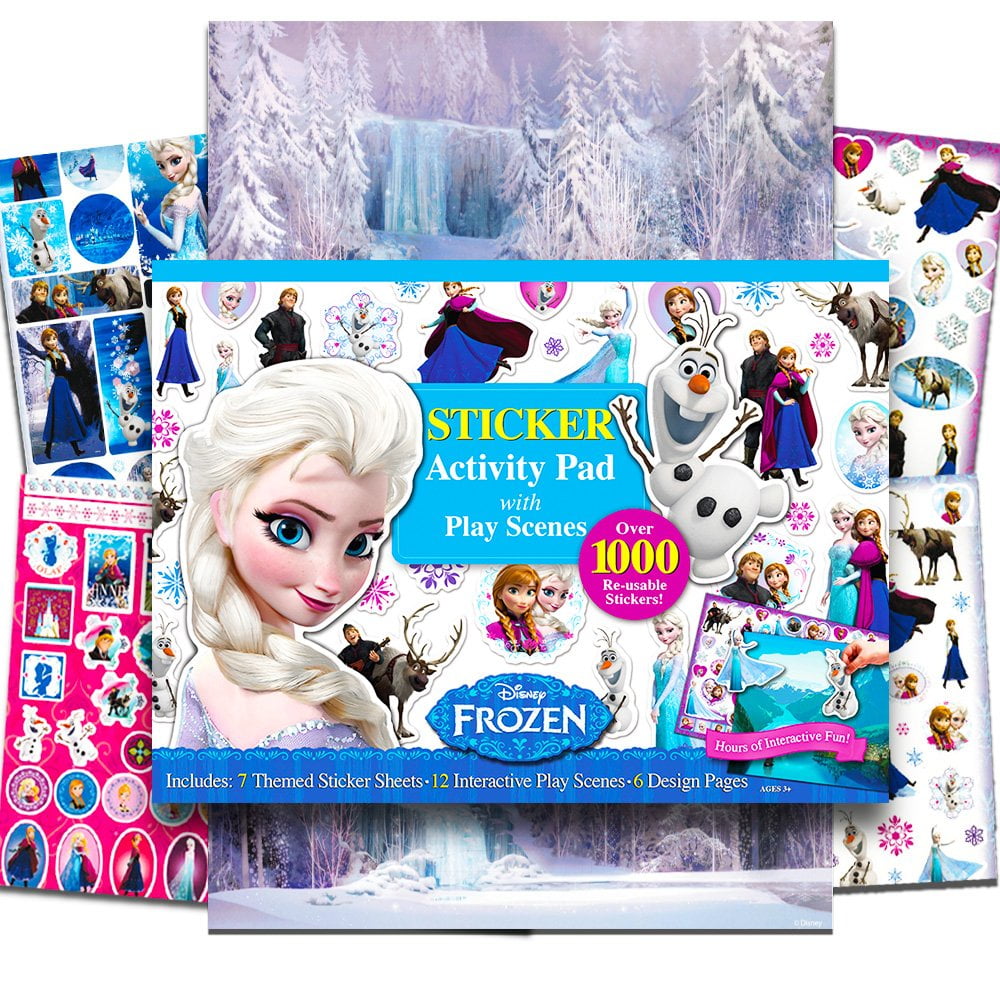 Frozen Ultimate Sticker Activity Pad with 1000+ Frozen Stickers, Play ...