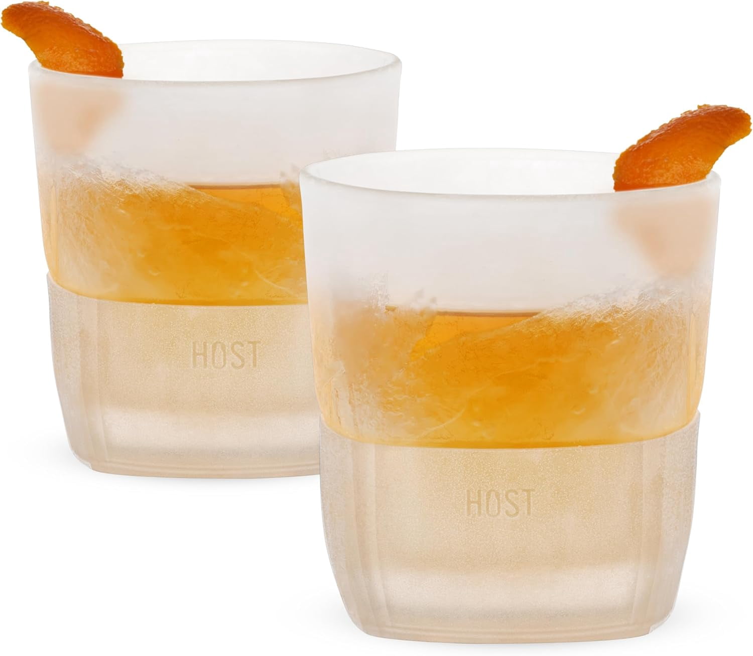 Frozen Whiskey Glasses, Double Walled Insulated Cocktail Tumblers for ...