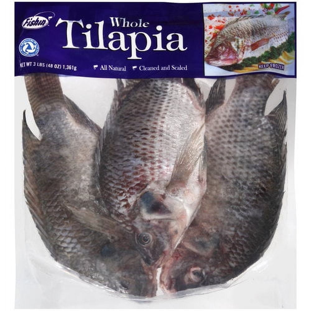 Frozen Whole Tilapia, 3.0 lb - Walmart.com