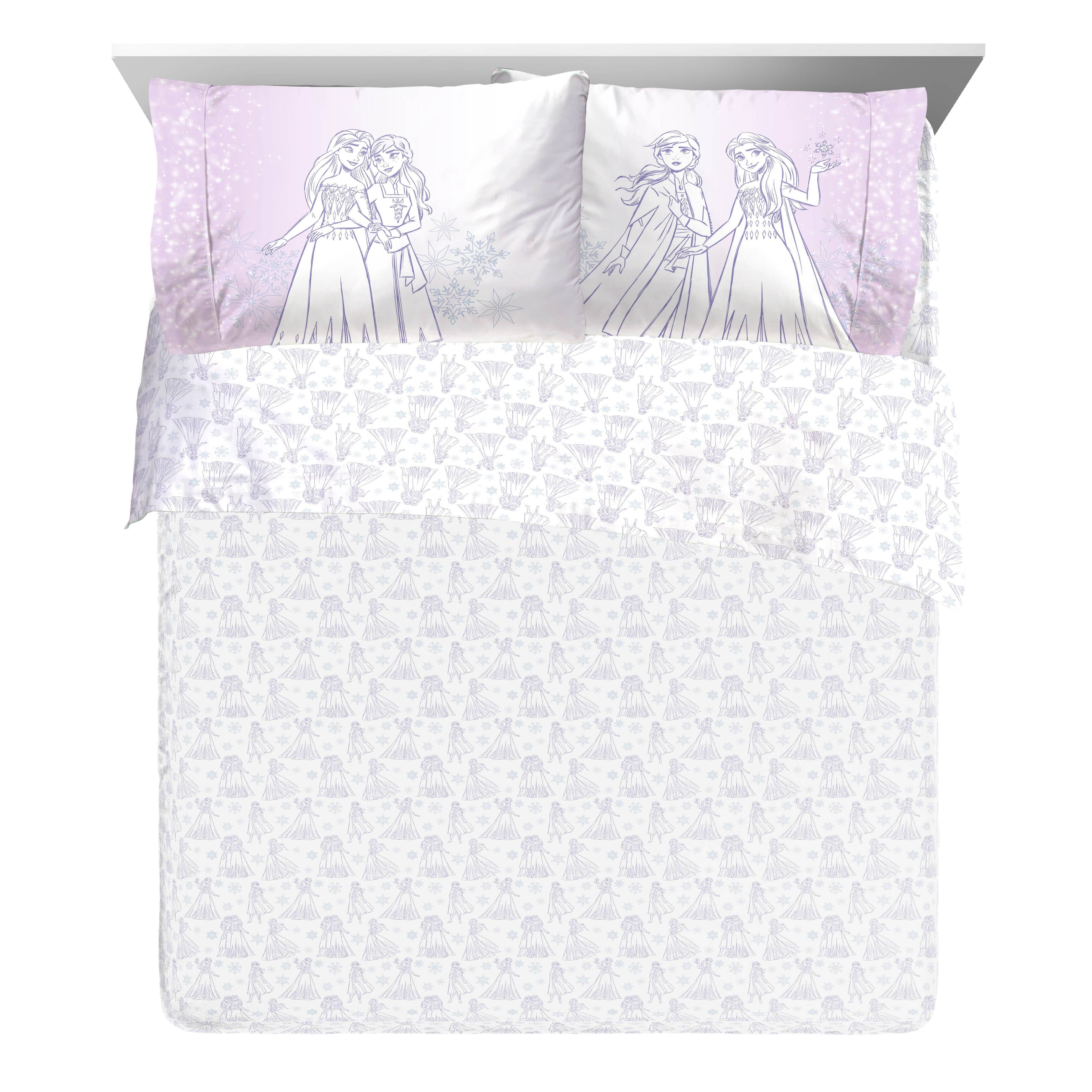 Disney Frozen Winter Frost Adventures Full Sheet Set, 4-Piece ...