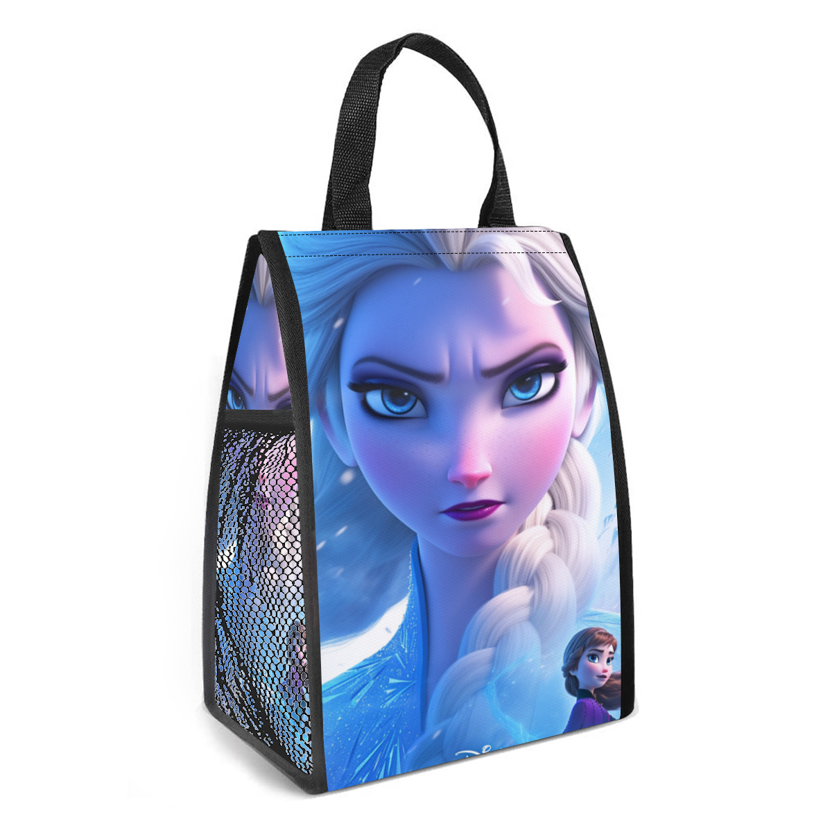 Frozen X Insulated Adorable Lunch Bag·Cute Mesh Pouch Charm Storage ...