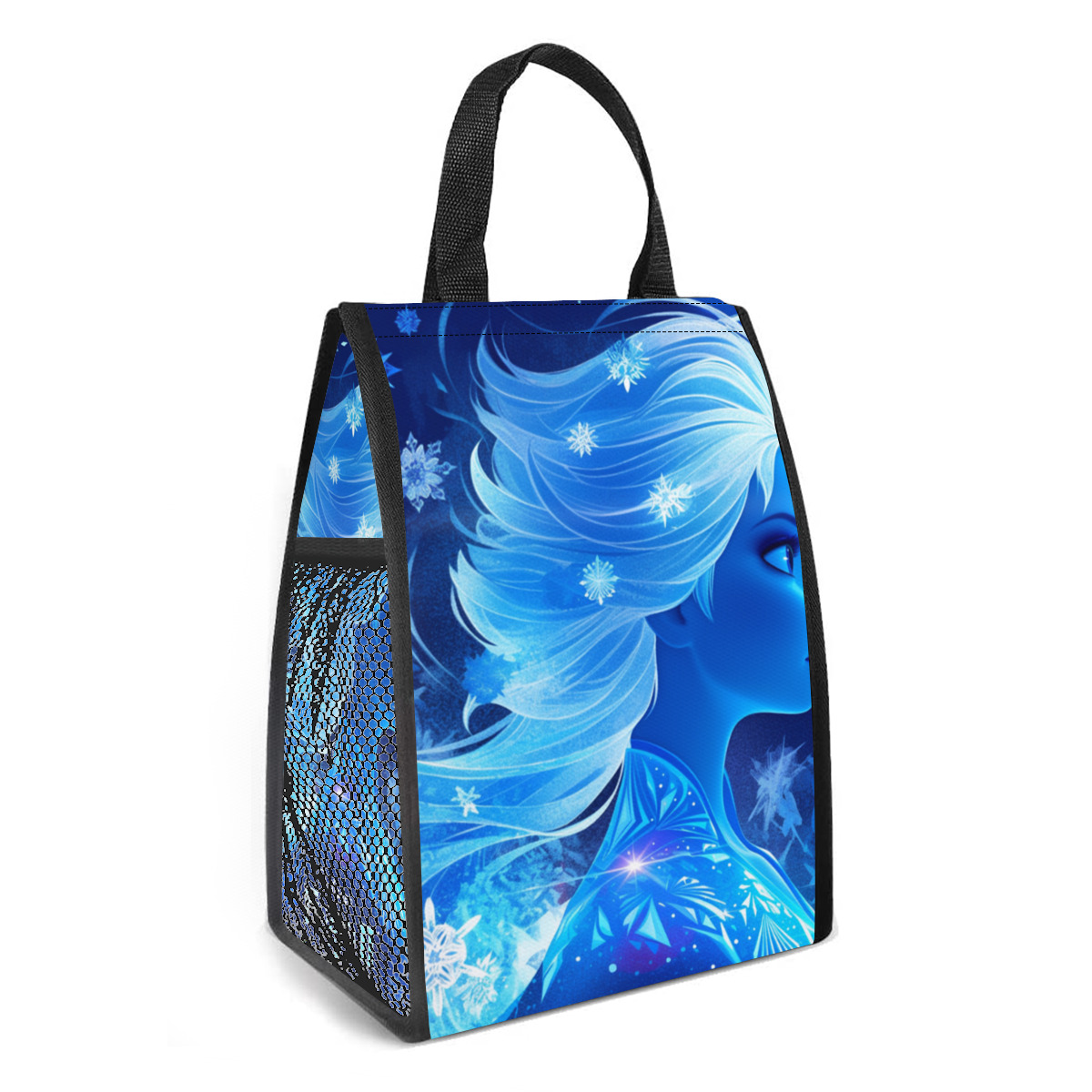 Frozen X Insulated Adorable Lunch Bag·Cute Mesh Pouch Charm Storage ...