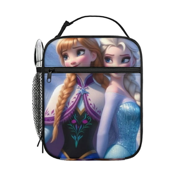 Frozen X Temperature Control Adorable Tote·Cute Mesh Snack Box ...