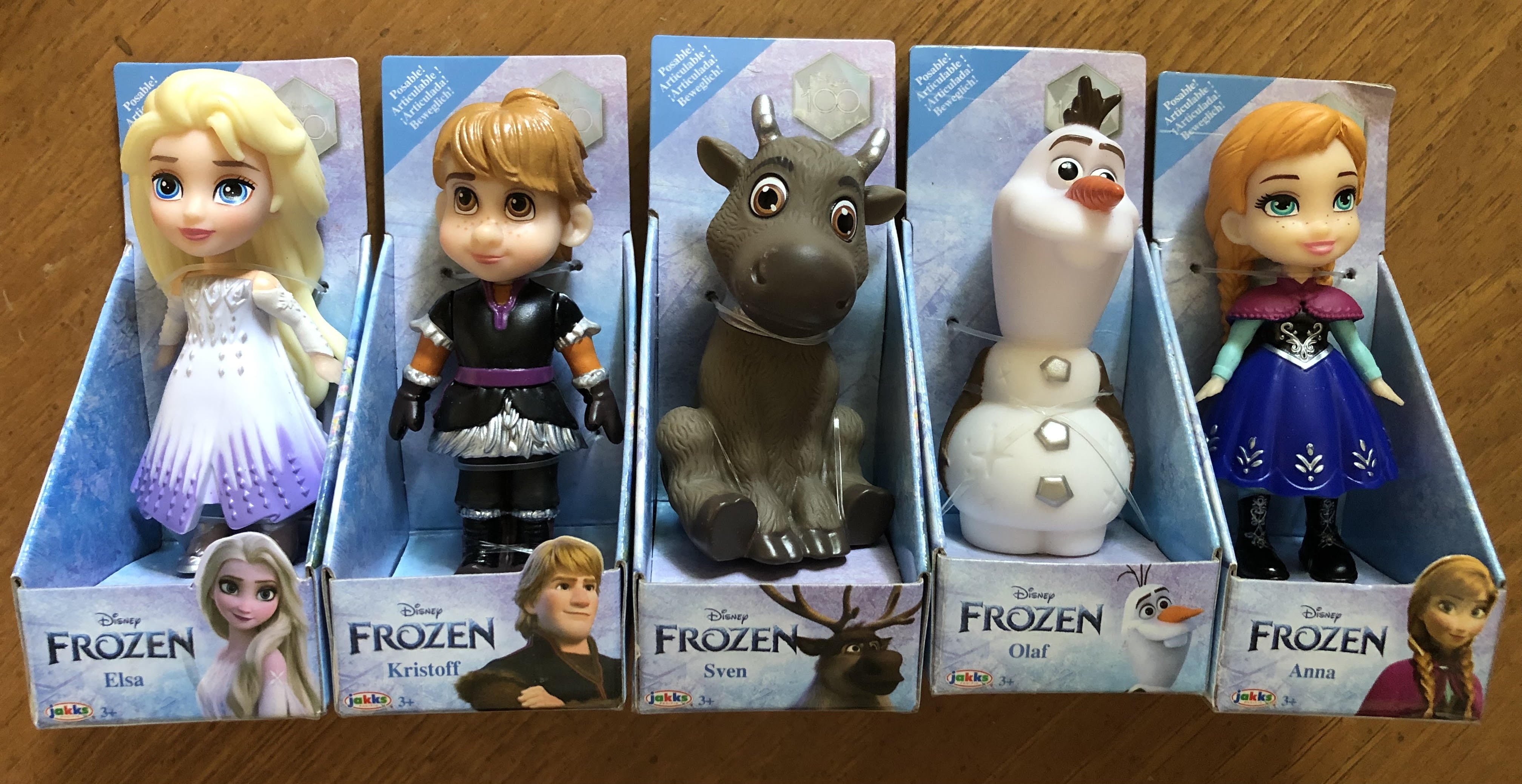 Frozen mini dolls by Disney set of 5 with Olaf - Walmart.com