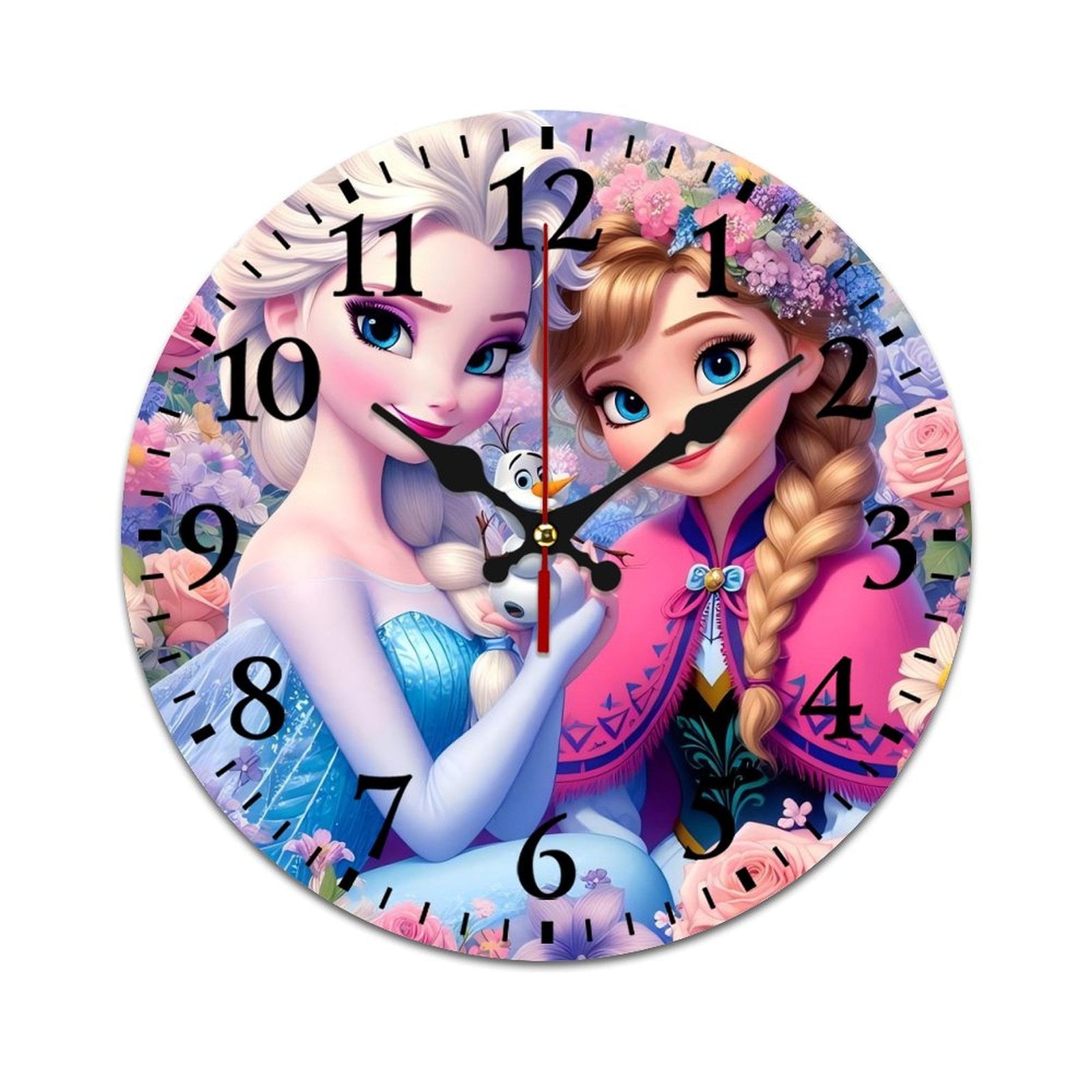 Frozen wall clocks battery operated decorative 34cm/13.39in - Walmart.com
